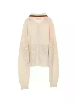 Miu Miu 2010s Crochet Knit Cardigan