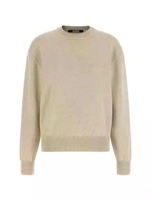 Jacquemus La Maille Moulin Logo-intarsia Sweater