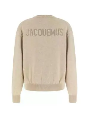 Jacquemus La Maille Moulin Logo-intarsia Sweater