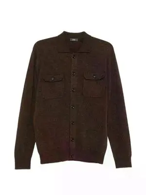 HOSIO Button-up Chest-pocket Cardigan