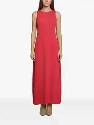 Max Mara Crepe Sleeveless Maxi Dress
