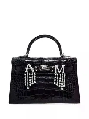 ASHNA MEHTA Initial Diamond Waterfall Bag Charm
