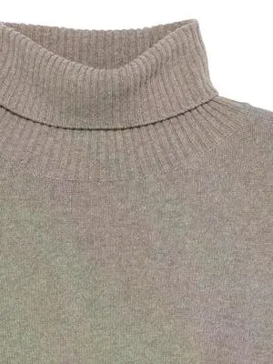 MA'RY'YA Roll-neck Side-slit Sweater
