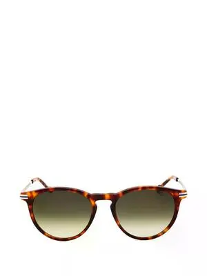ZEISS Round-frame Tortoiseshell-effect Sunglasses - Brown