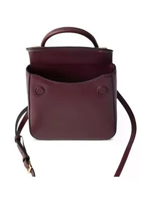 Prada Carry Mini Leather Handbag - Red