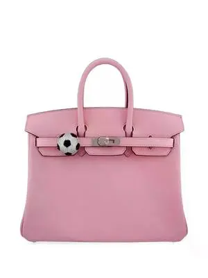 ASHNA MEHTA Diamond Soccer Ball Bag Charm - Silver