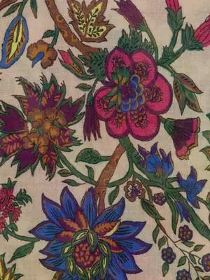 CLAUDIO CUTULI Floral-pattern Frayed Scarf