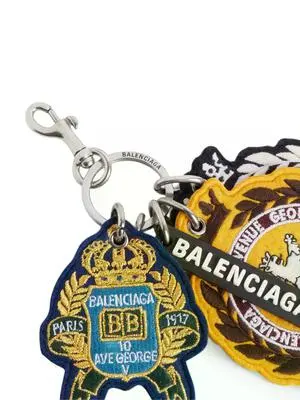 Balenciaga Patches-charm Keychain
