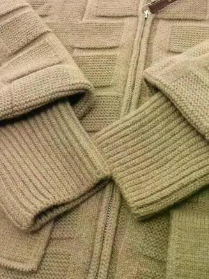 Hermès 2010s H-pattern Cardigan