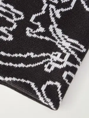 Blue Blue Japan Cloud Sea Jacquard Beanie