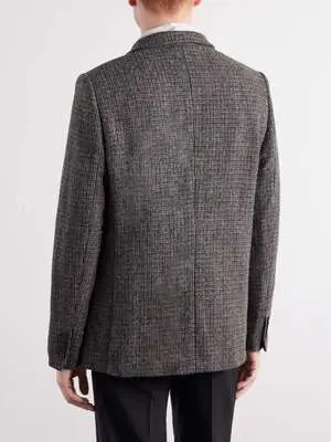 A KIND OF GUISE Double-breasted Virgin Wool-tweed Blazer