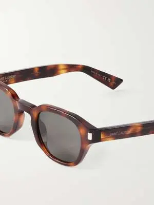 Saint Laurent Sl 946 Round-frame Recycled Acetate Sunglasses