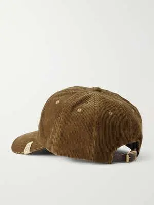 Visvim Logo-embroidered Cotton-corduroy Cap