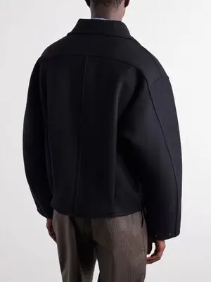 YOKE Wool And Cashmere-blend Felt Blouson Jacket