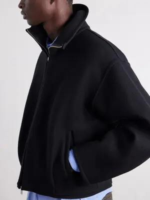 YOKE Wool And Cashmere-blend Felt Blouson Jacket