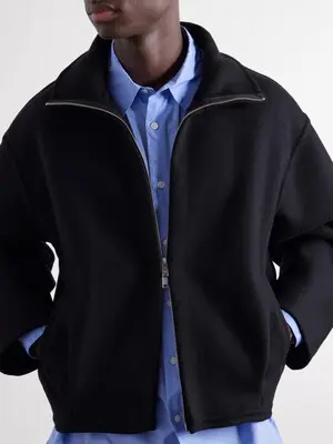 YOKE Wool And Cashmere-blend Felt Blouson Jacket
