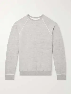 ORSLOW French Terry-cotton Sweatshirt - Gray