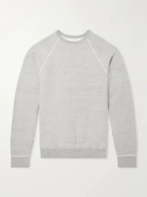 ORSLOW French Terry-cotton Sweatshirt - Gray