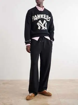 Polo Ralph Lauren Mlb Straight-leg Cotton-blend Fleece Sweatpants