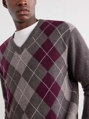 Nn07 Otto 60070 Argyle Wool Sweater
