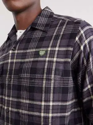 HUMAN MADE Camp-collar Checked Cotton-flannel Shirt
