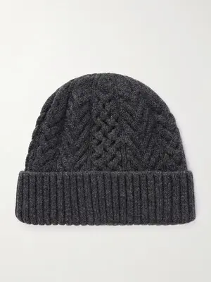 ORSLOW OrSlow - Aran Wool Beanie - Men - Gray Gray