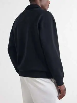Polo Ralph Lauren Mlb Embroidered Cotton-jersey Half-zip Sweatshirt