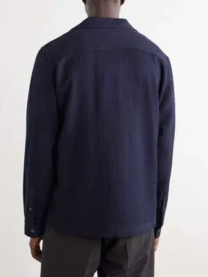 Hartford Wool And Cashmere-blend Polo Cardigan