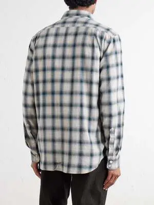 Hartford Paul Checked Cotton-flannel Shirt
