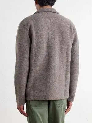 Hartford Brushed Wool-blend Felt Blouson Jacket