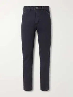 Hartford Terrence Straight-leg Cotton-corduroy Trousers - Navy