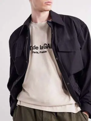 GALLERY DEPT. Logo-appliquéd Cotton-jersey T-shirt
