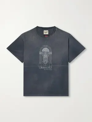GALLERY DEPT. Jukebox Printed Cotton-jersey T-shirt - Black