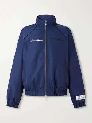 GALLERY DEPT. Logo-embroidered Shell Jacket - Blue