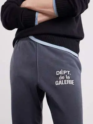 GALLERY DEPT. Logo-embroidered Straight-leg Cotton-jersey Sweatpants