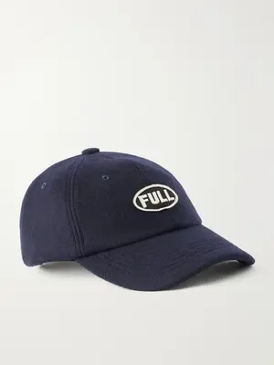 FULLCOUNT Logo-appliquéd Wool-blend Cap