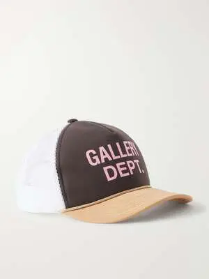 GALLERY DEPT. Logo-print Foam And Mesh Trucker Cap - Brown
