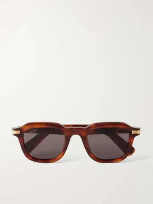 Cartier Première De D-frame Recycled-acetate Sunglasses - Brown