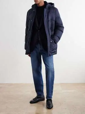 Canali Hooded Down Jacket