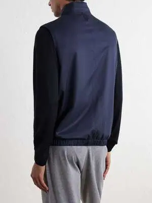Canali Shell Zip-up Gilet