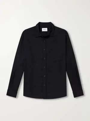 Nn07 Deon 5027 Lenzing™ Ecovero™ Twill Shirt - Black