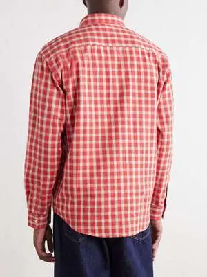 Nn07 Deon 5465 Checked Organic Cotton-flannel Shirt