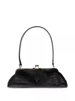 Kurt Geiger Kensington Croc-effect Leather Shoulder Bag