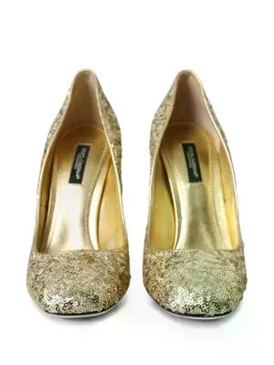 Dolce & Gabbana Sequin-embellished Crystal-detailed Pumps