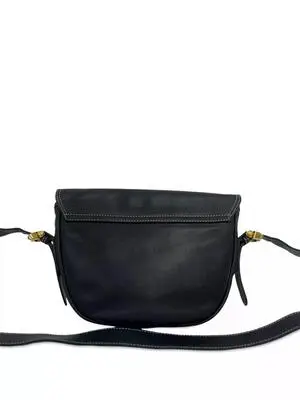 Loewe 20th Century Leather Anagram Crossbody Bag - Black
