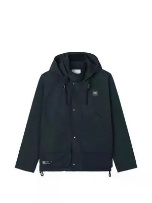 CHOCOOLATE Logo-patch Hooded Jacket - Blue