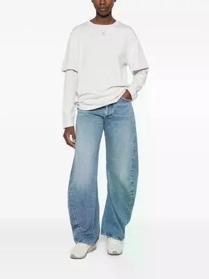AGOLDE Lois Layered-sleeve T-shirt