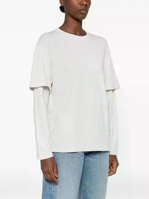 AGOLDE Lois Layered-sleeve T-shirt