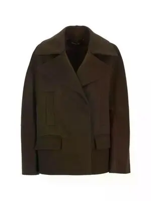 Federica Tosi Long-sleeve Flap-pocket Jacket - Brown