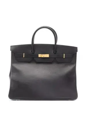 Hermès 2002 Birkin 40 Tote Bag - Black